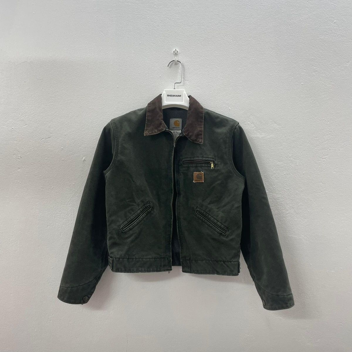 Carhartt (SOLD) Vintage Carhartt Detroit Jacket Moss Green | Grailed