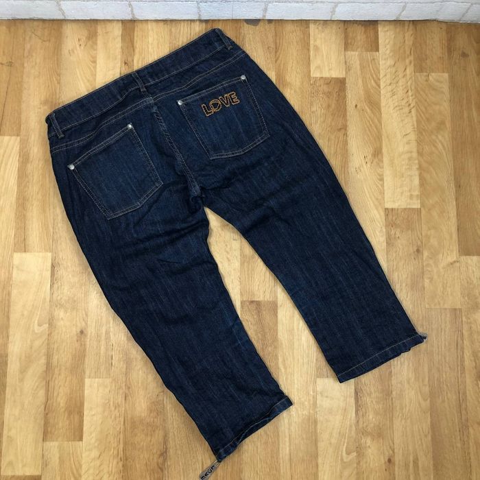 Vintage True Rock Baggy Long Cargo Jean Shorts 40x14 Cybergoth Raver ...