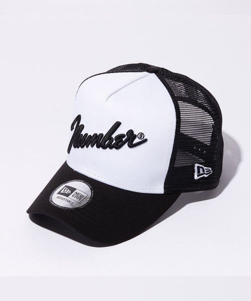 Number (N)ine NEW ERA NUMBER NINE mesh cap Hat Cap | Grailed