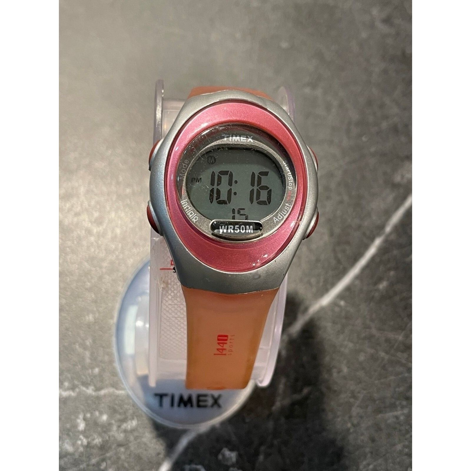 Timex × Vintage × Watch Y2K Ladies Pink Timex Athletic Digital Watch ...