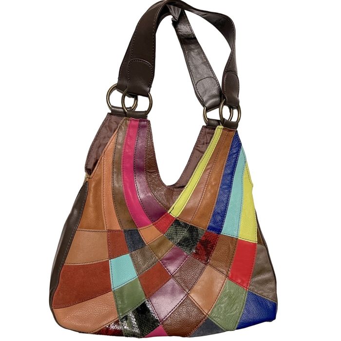 Wilsons Leather WILSON LEATHER patchwork satchel bag | Grailed