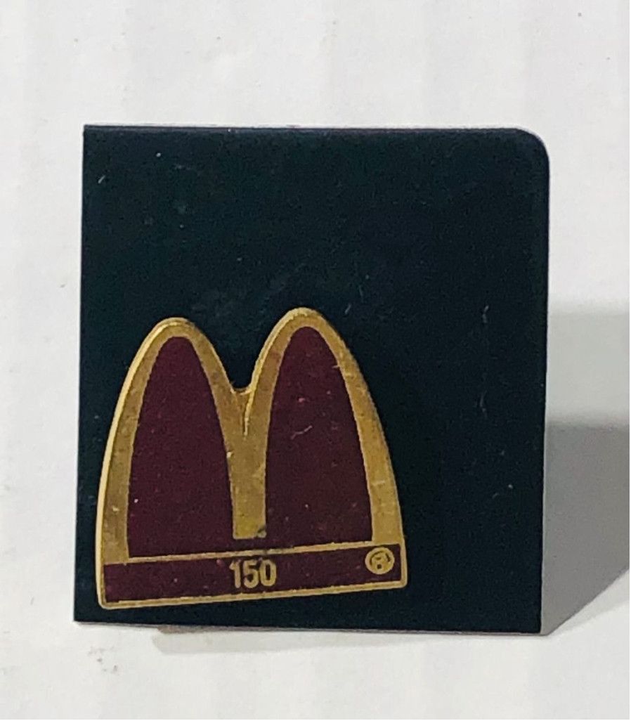 Vintage McDonald's Vintage Golden Arche Enamel Lapel Pin Gold Metal ...