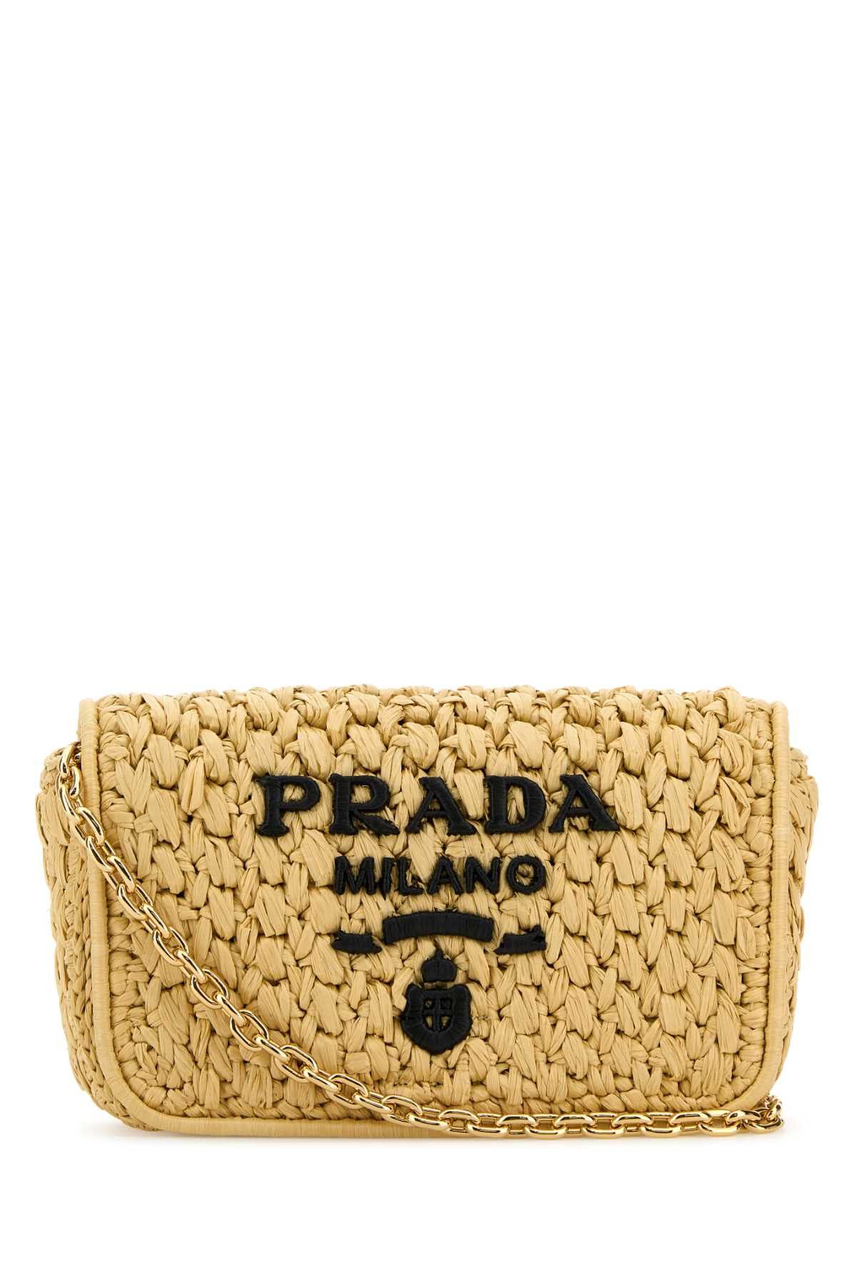 Prada Raffia Crossbody Bag | Grailed