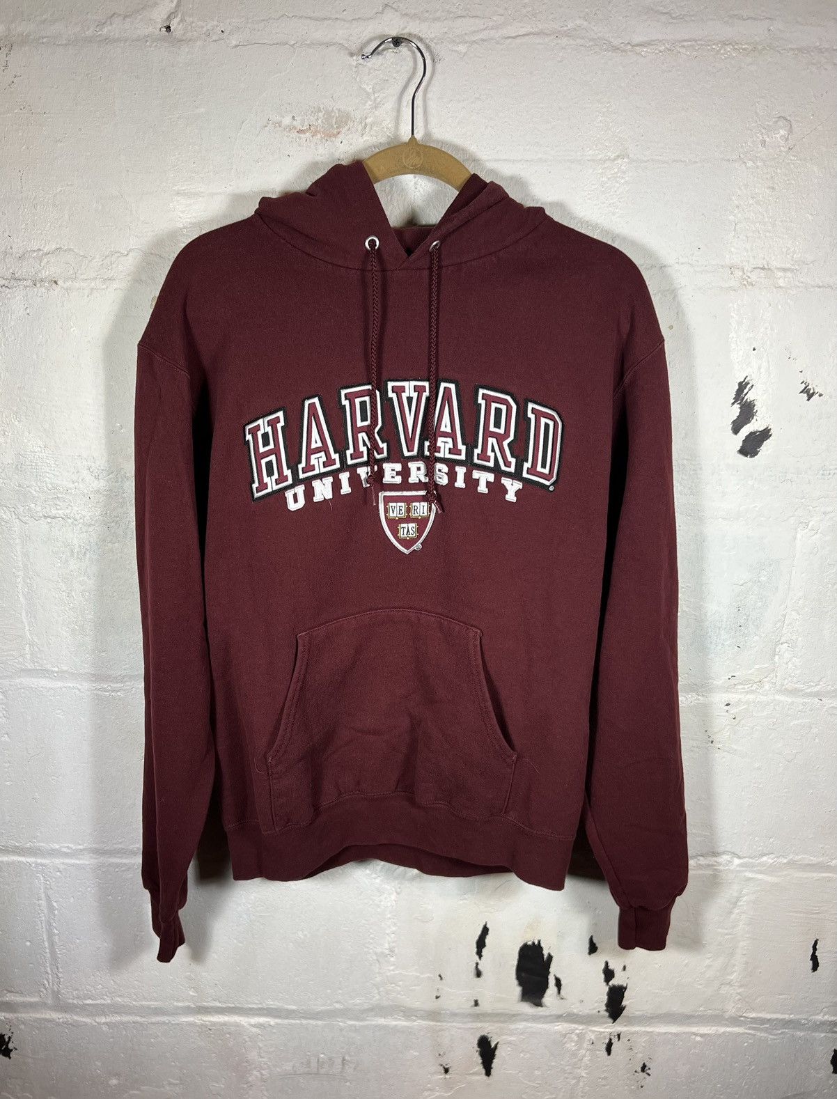 American College × Champion × Harvard Harvard Champion Hoodie | Grailed