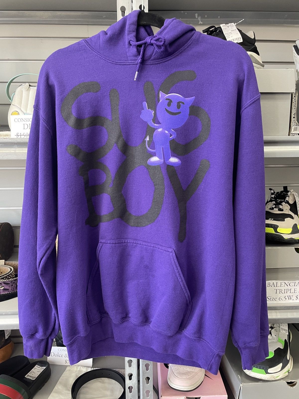 LIL PEEP SUS BOY LIL PEEP SMILEY DEVIL HOODIE PURPLE MEDIUM | Grailed LIL PEEP SUS BOY LIL PEEP SMILEY DEVIL HOODIE PURPLE MEDIUM | Grailed