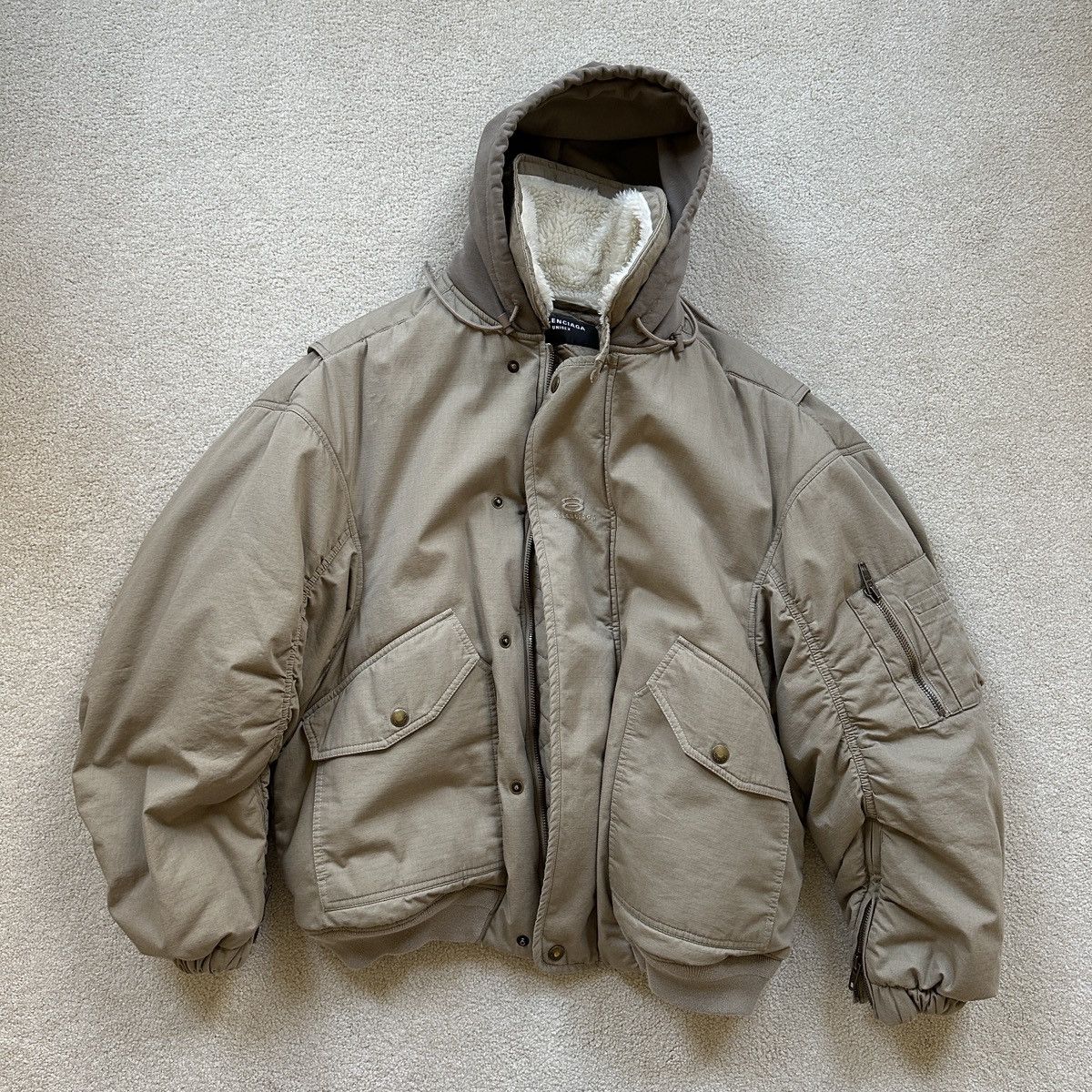 Balenciaga SS22 UNITY FUR BOMBER | Grailed