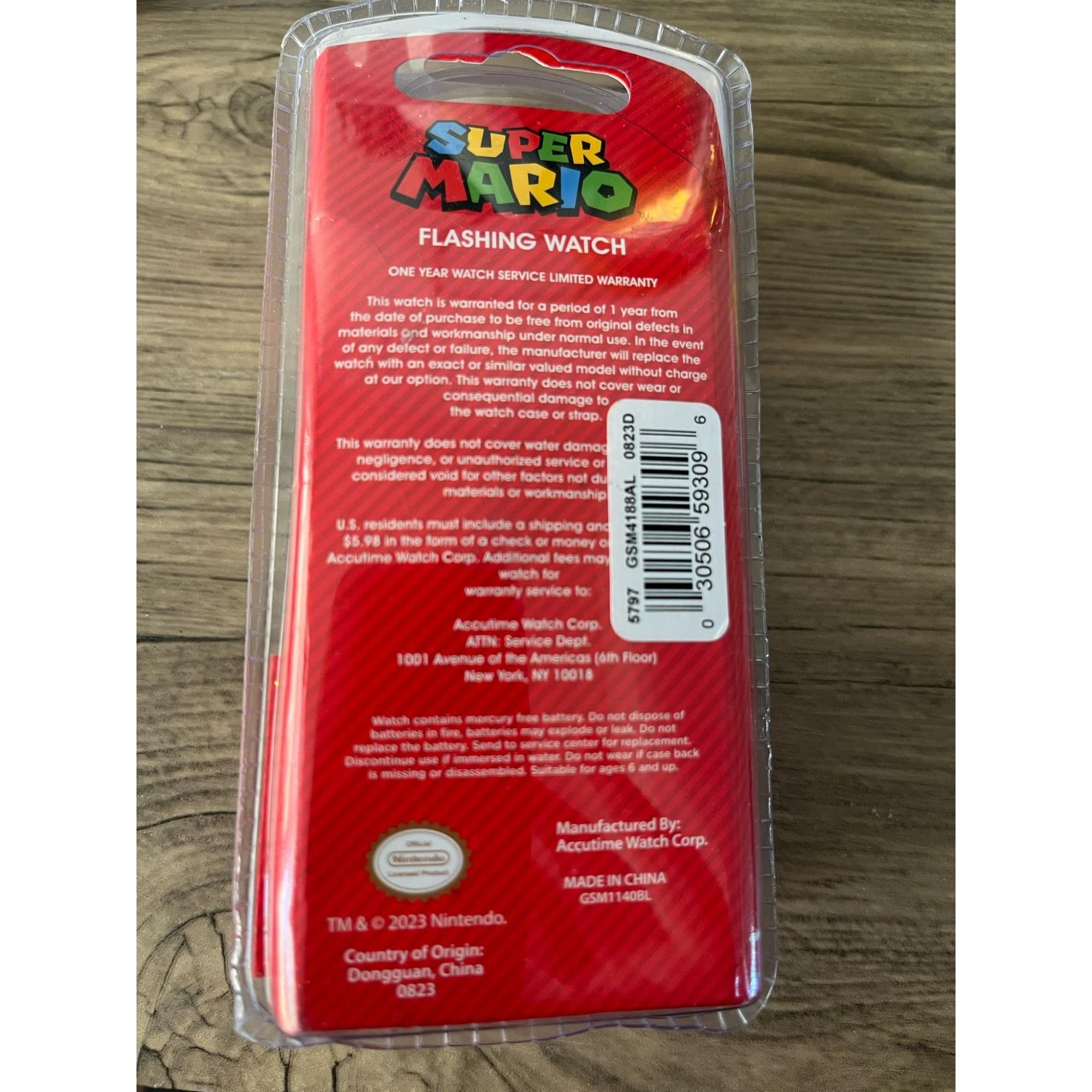 Nintendo Kids Super Mario Nintendo Flashing Digital Watch | Grailed
