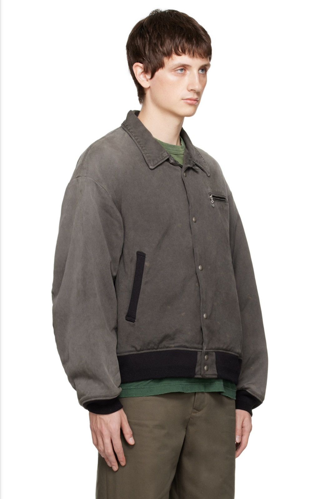 Visvim Visvim Gray Byron Drivers Jacket | Grailed