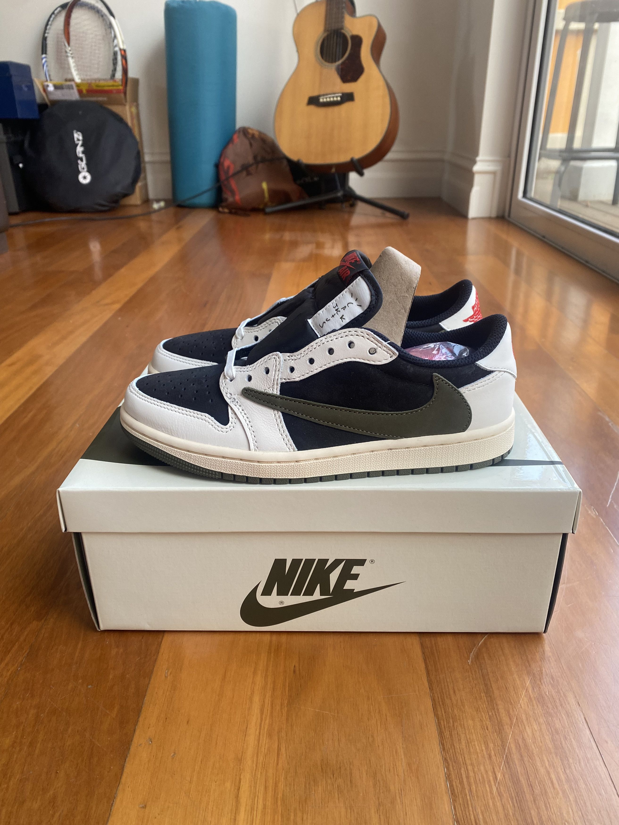 Jordan Brand × Travis Scott Cactus Jack Jordan 1 Low 'Olive' | Grailed