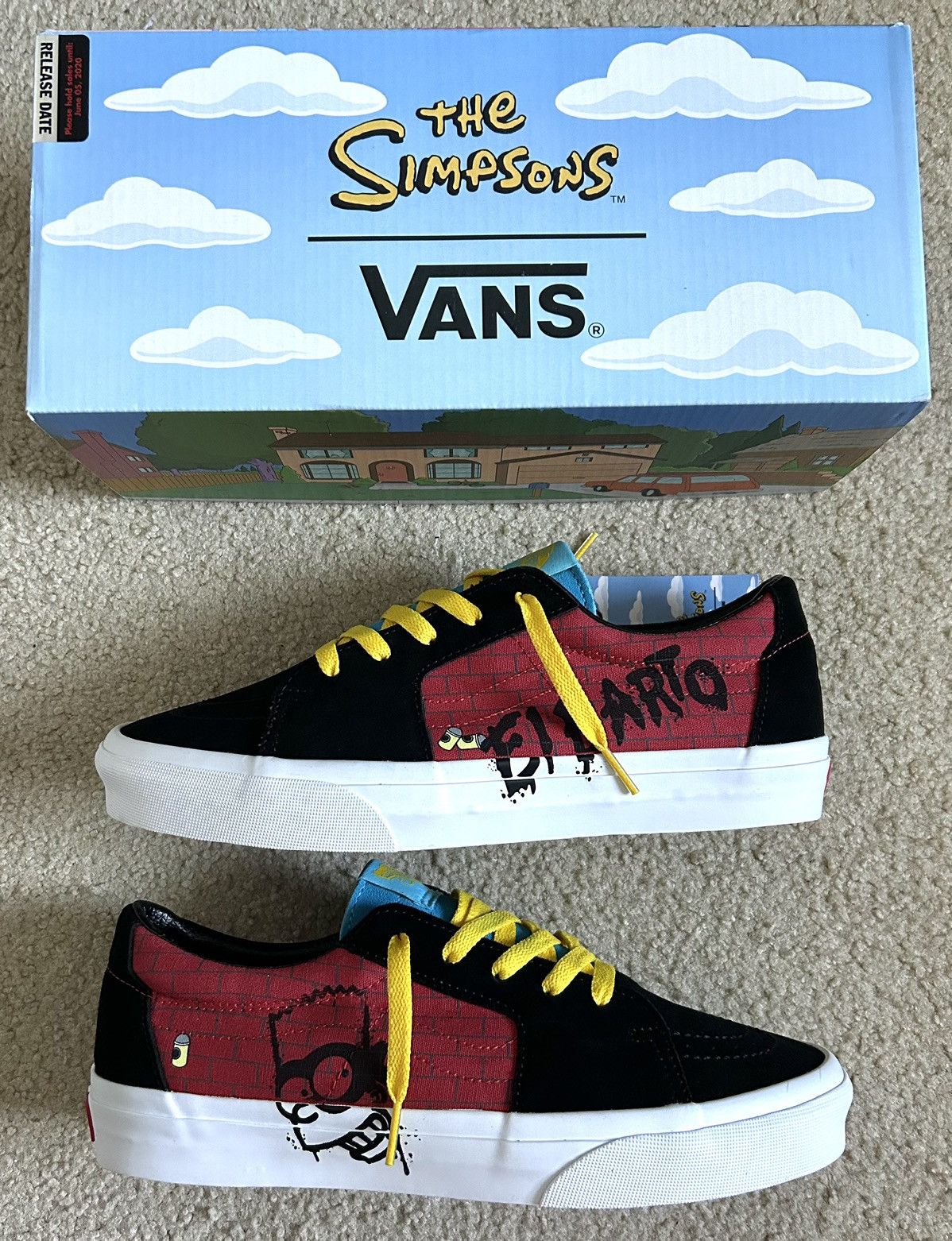 The Simpsons × Vans Vans X The Simpsons Sk8-Low “El Barto” | Grailed