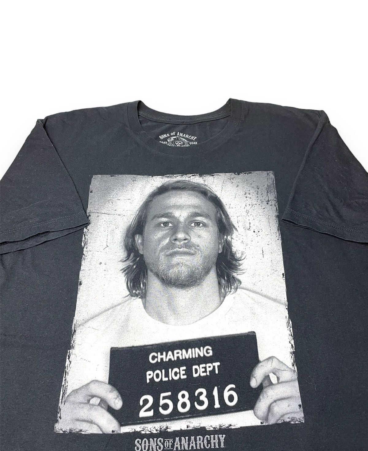 Fox Racing × Vintage 2012 Jax Teller Mugshot Son Of Anarchy Shirt | Grailed