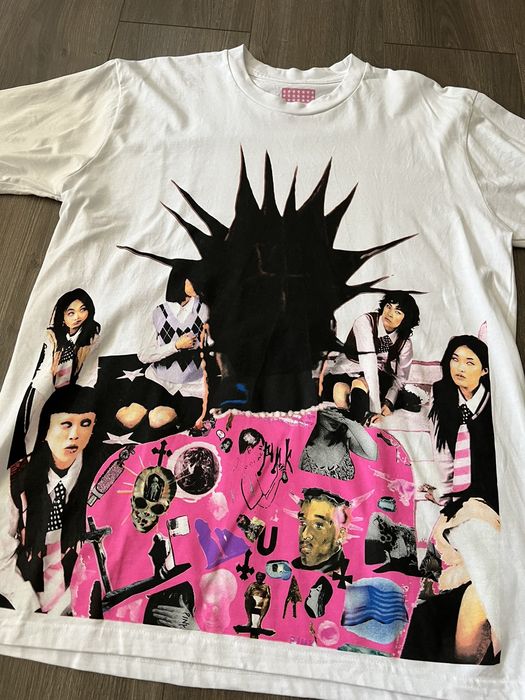 Streetwear Lil Uzi Vert Pink Tape Tour Tee | Grailed