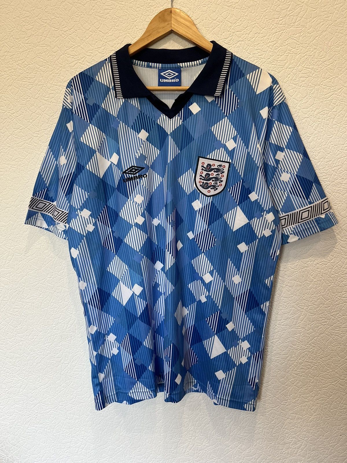 Soccer Jersey × Umbro × Vintage Vintage Styled Umbro England 1991 Home ...