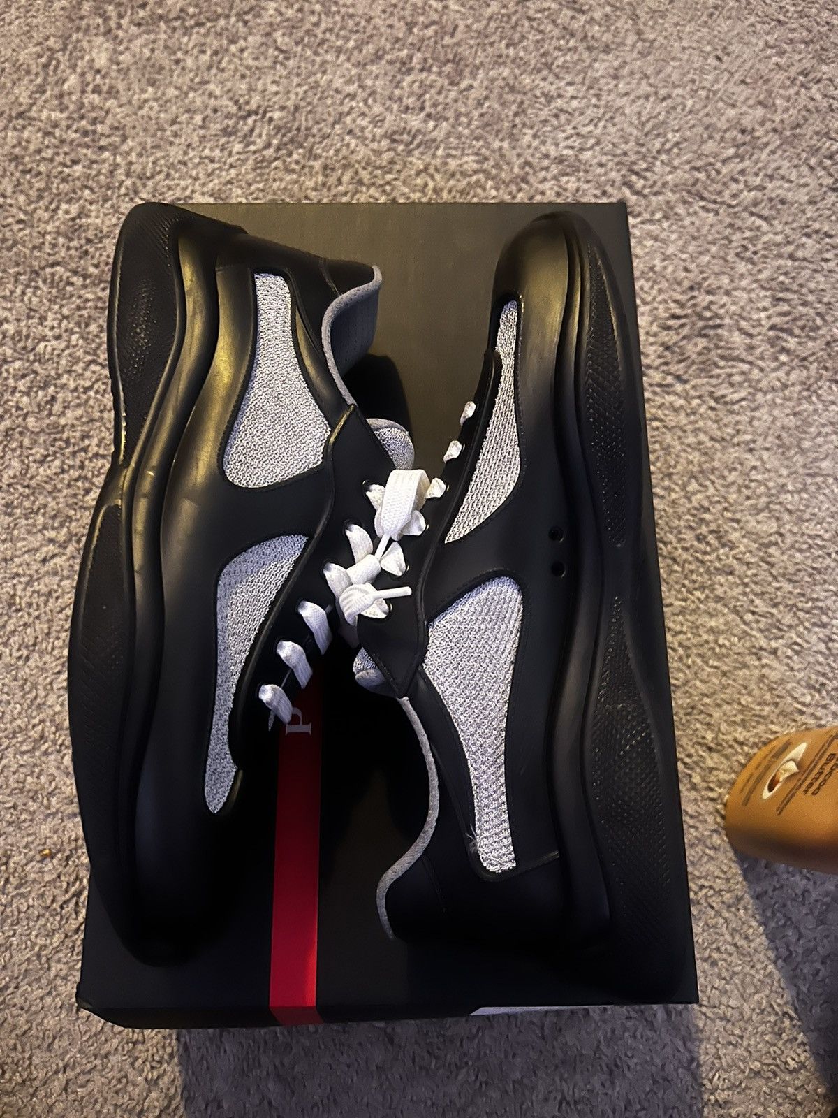 Prada Prada American Cup Black Rubber | Grailed