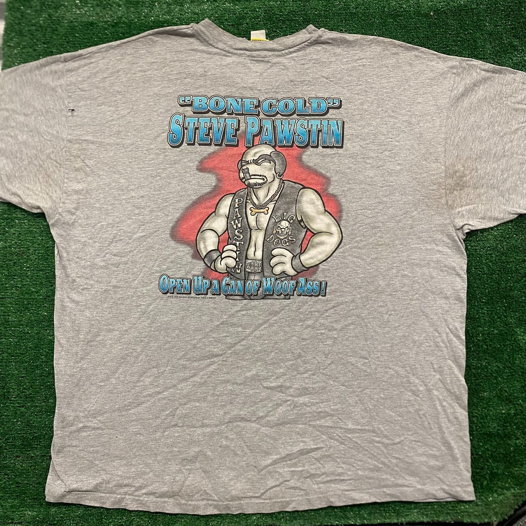 Big Dogs × Vintage Vintage 90s Big Dogs Steve Austin Funny Wrestler ...