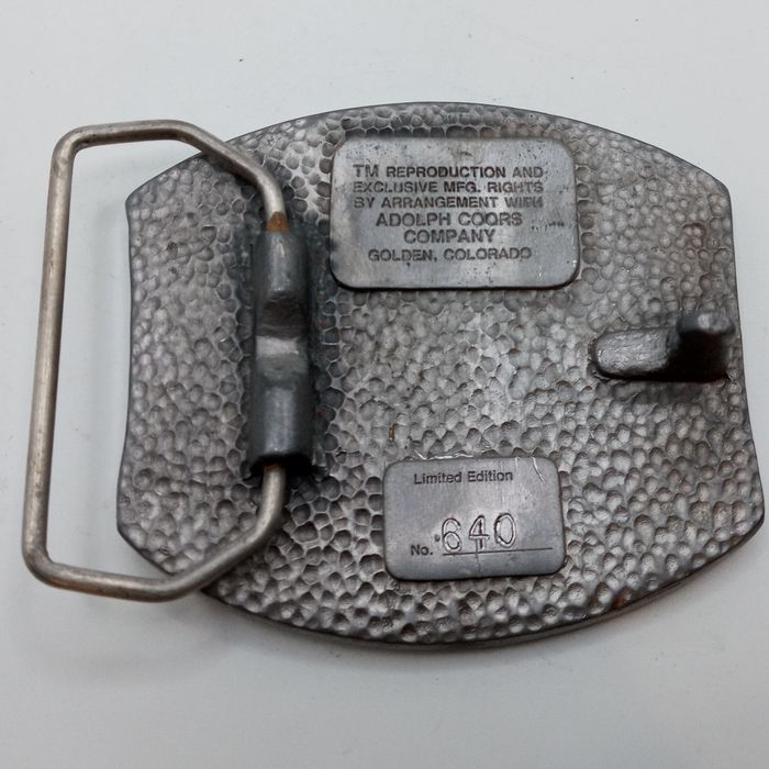 Vintage National Western Stock Show Belt Buckle 1986 Coors Cowboy | Grailed
