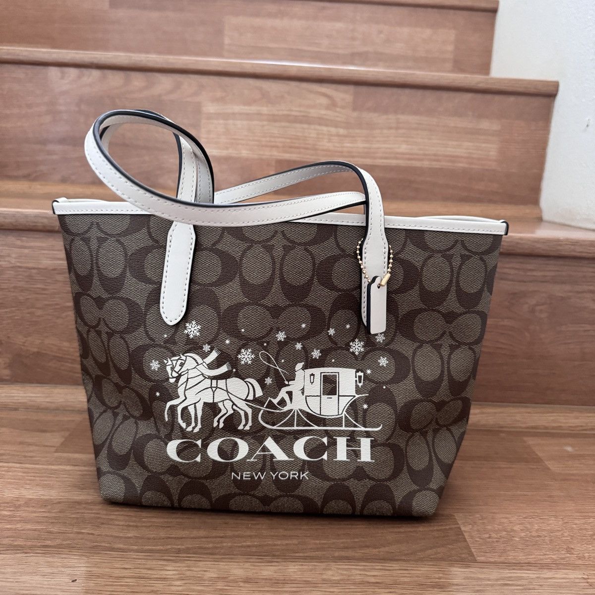 Coach Coach Mini City Tote In Signature Canvas With Horse | Grailed