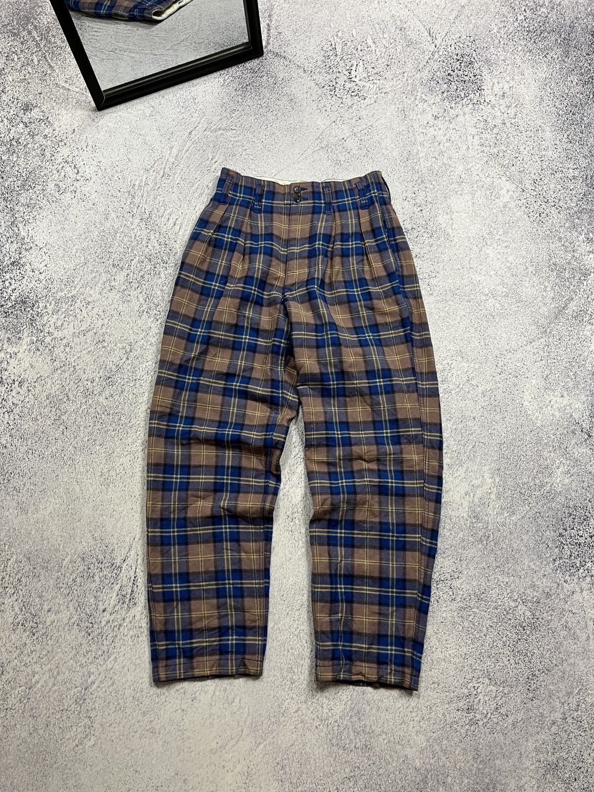 Nigel Cabourn Nigel Cabourn Vintage Wool Cheked Pants Rare Made in ...