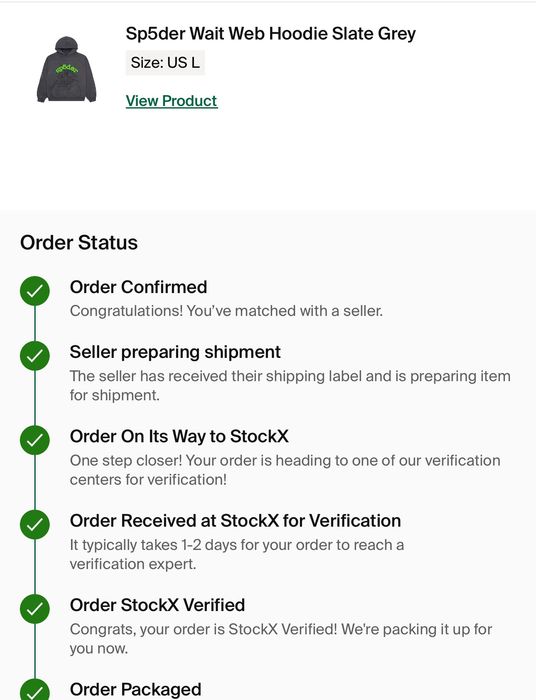 Spider Worldwide Sp5der Wait Web Hoodie Slate Grey | Grailed