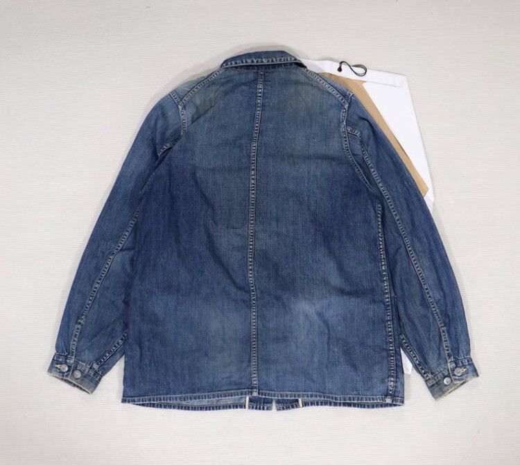 Visvim Visvim 18Ss Section Gang Coverall Washed Denim Coat | Grailed