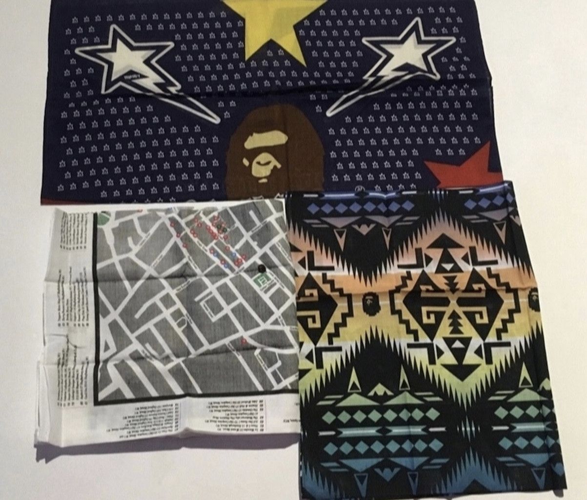 Bape Bape large bandana face cover | Grailed
