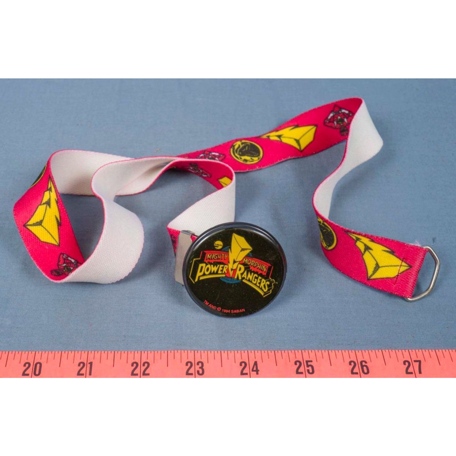 Buckle Mighty Morphin Power Rangers Classic Retro Child's Utility Belt ...