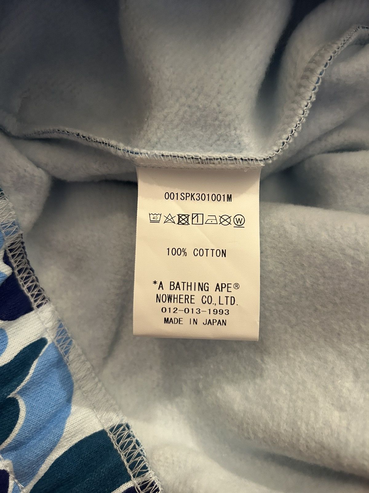 Bape NEW SS24 Bape Blue ABC Camo Shark Sweat Shorts | Grailed