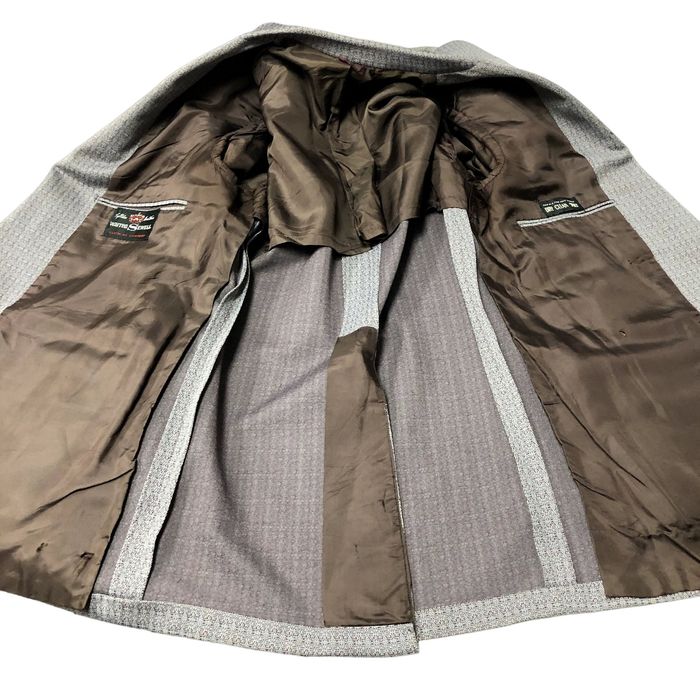 Unkwn 70's Warren Sewell Maroon Sport Coat ATOMIC Static Jacket 38 ...