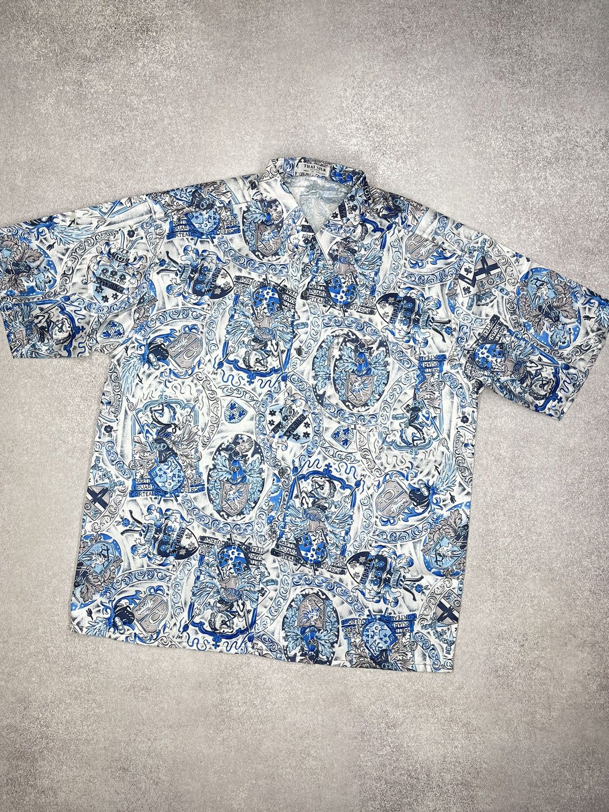 Other Vintage Thai Silk By Apple Full Print Y2K Japanese Crazy | Grailed