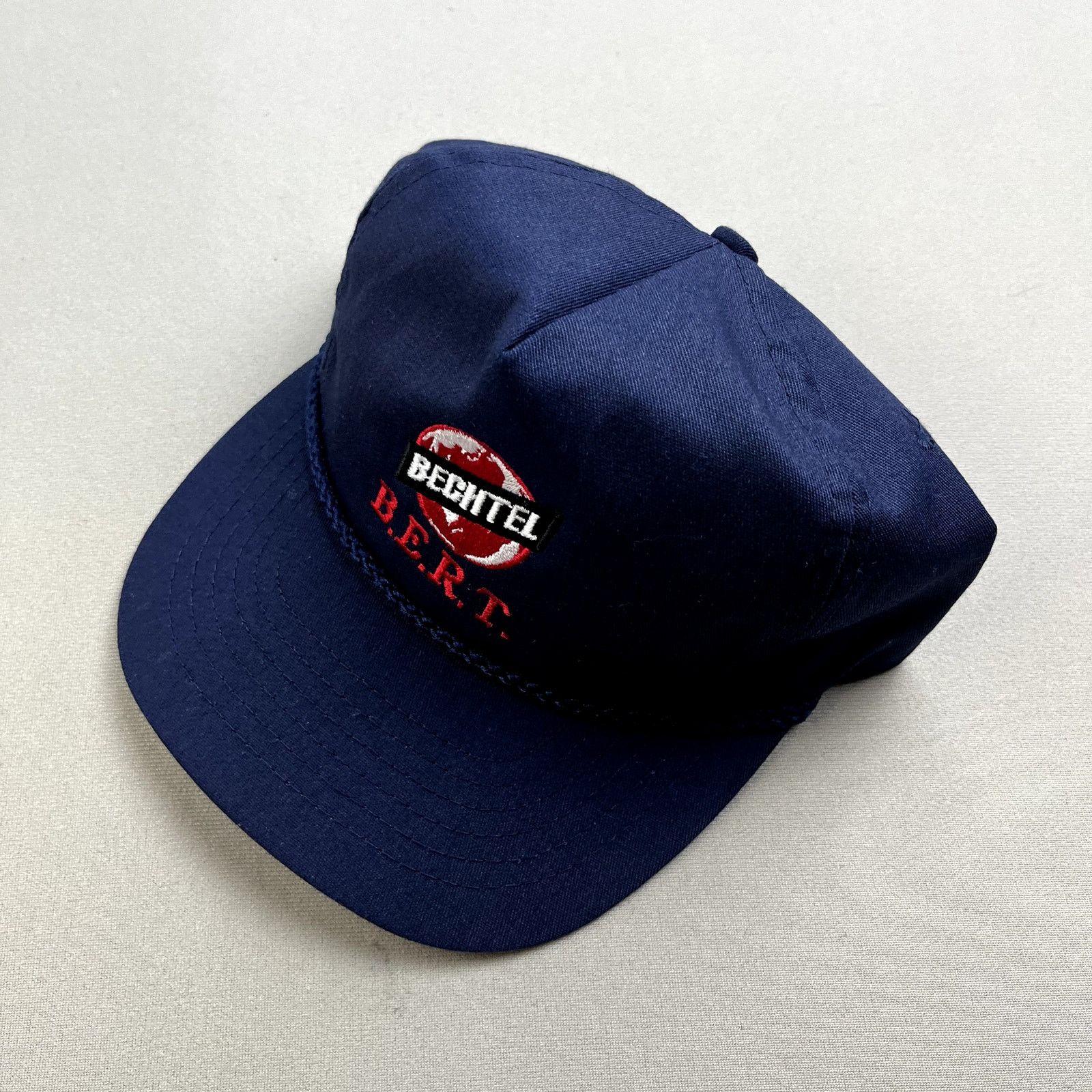 Made In Usa × Vintage Vintage Bechtel Hat Snapback Navy Blue Engineer ...