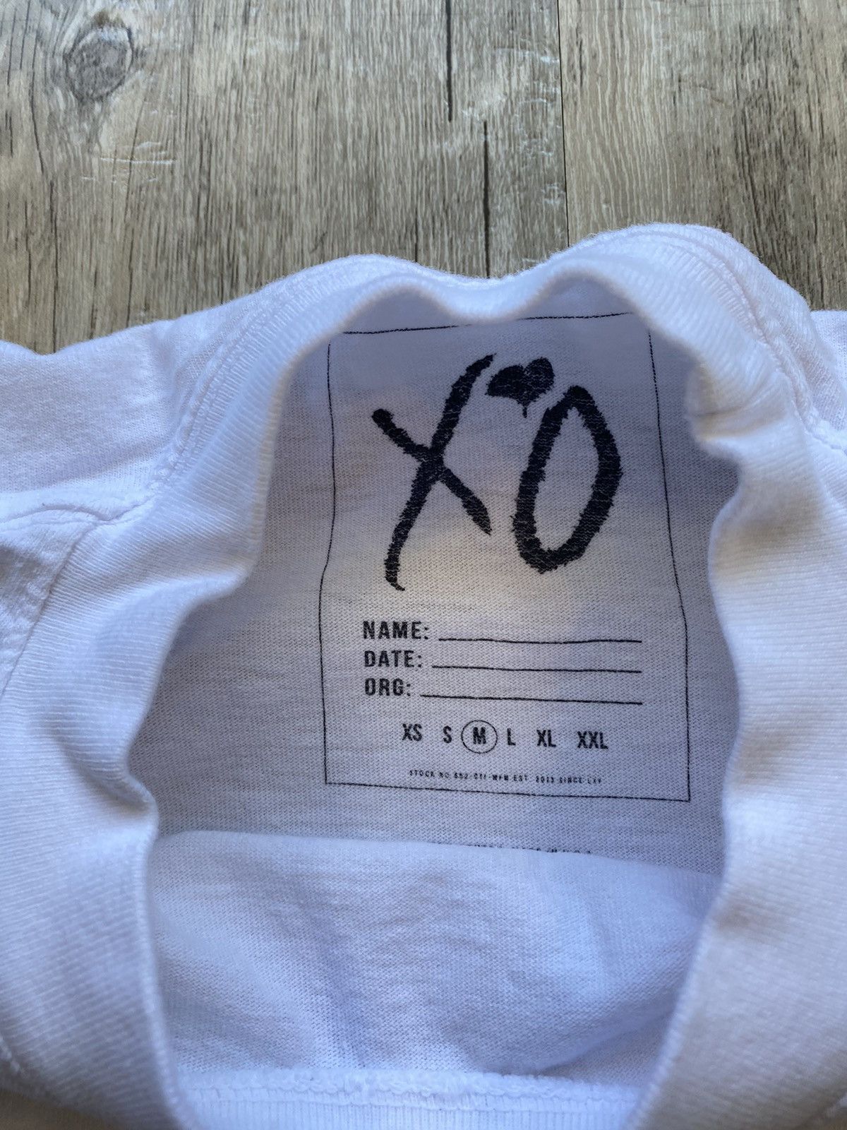 The Weeknd XO Brand Classic XO Logo Graphic Tshirt | Grailed