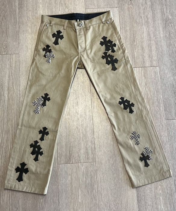 Chrome Hearts Chrome Hearts Patchwork Chino Pants | Grailed