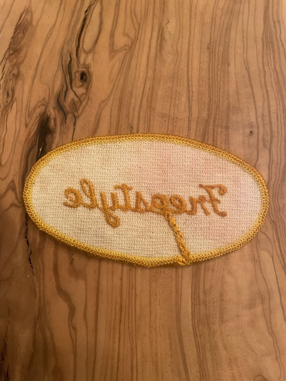 Vintage Vintage 70s “Freestyle” Cursive Sew On Name-tag Patch | Grailed