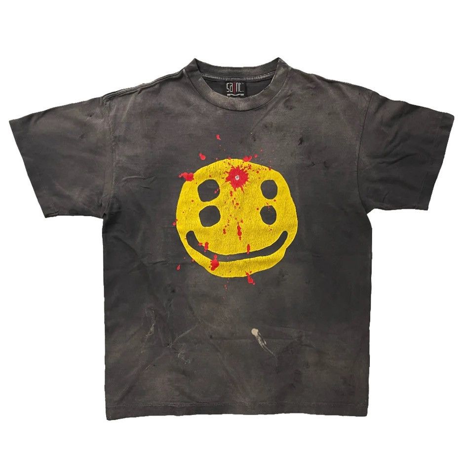 Cactus Plant Flea Market CPFM x Saint Michael “Smiley” Tee | Grailed