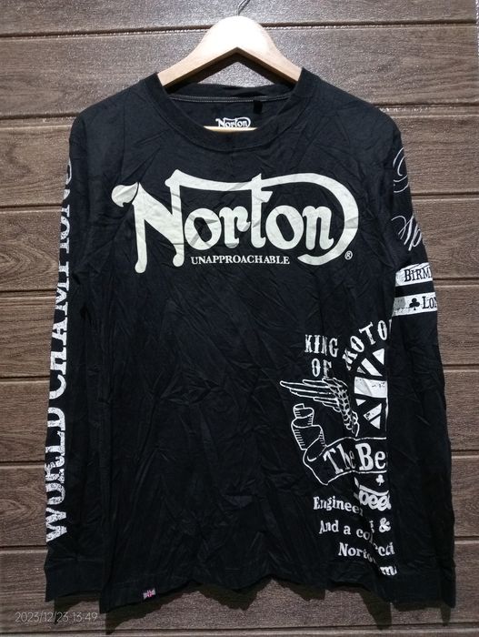 Racing 🔥Vintage Norton Motorcycles Long Sleeve Tshirt | Grailed