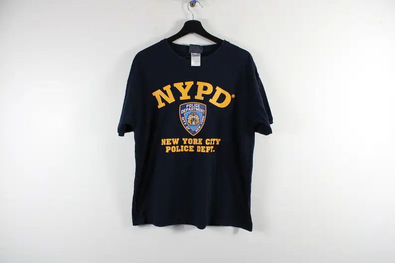 Vintage NYPD T-Shirt / New-York-City Police Graphic Tee Shirt | Grailed