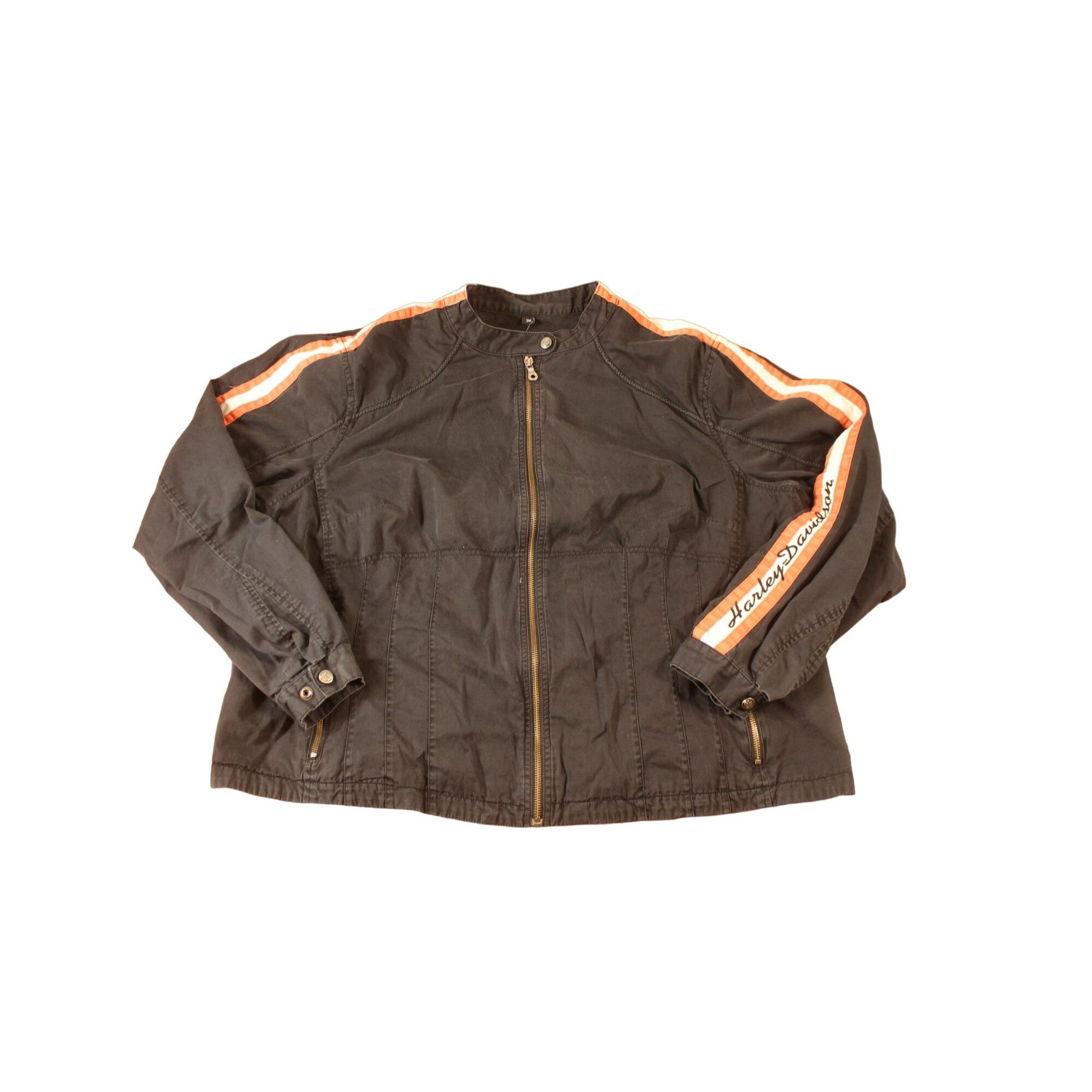 Harley Davidson Vintage Harley Davidson Racing Jacket Zip-up Size 3W ...