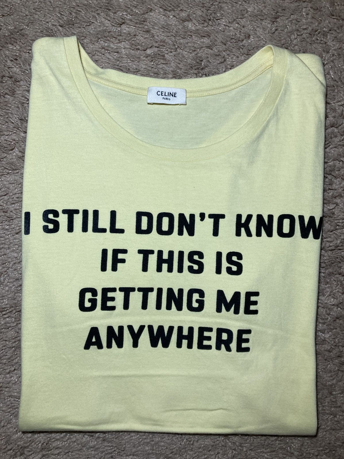 Celine SS20 Celine Hedi Slimane I Still Don't Know If Kramer 70s | Grailed