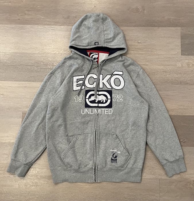 Vintage Crazy Vintage Y2K Ecko United Heavyweight Zip Up Hoodie | Grailed