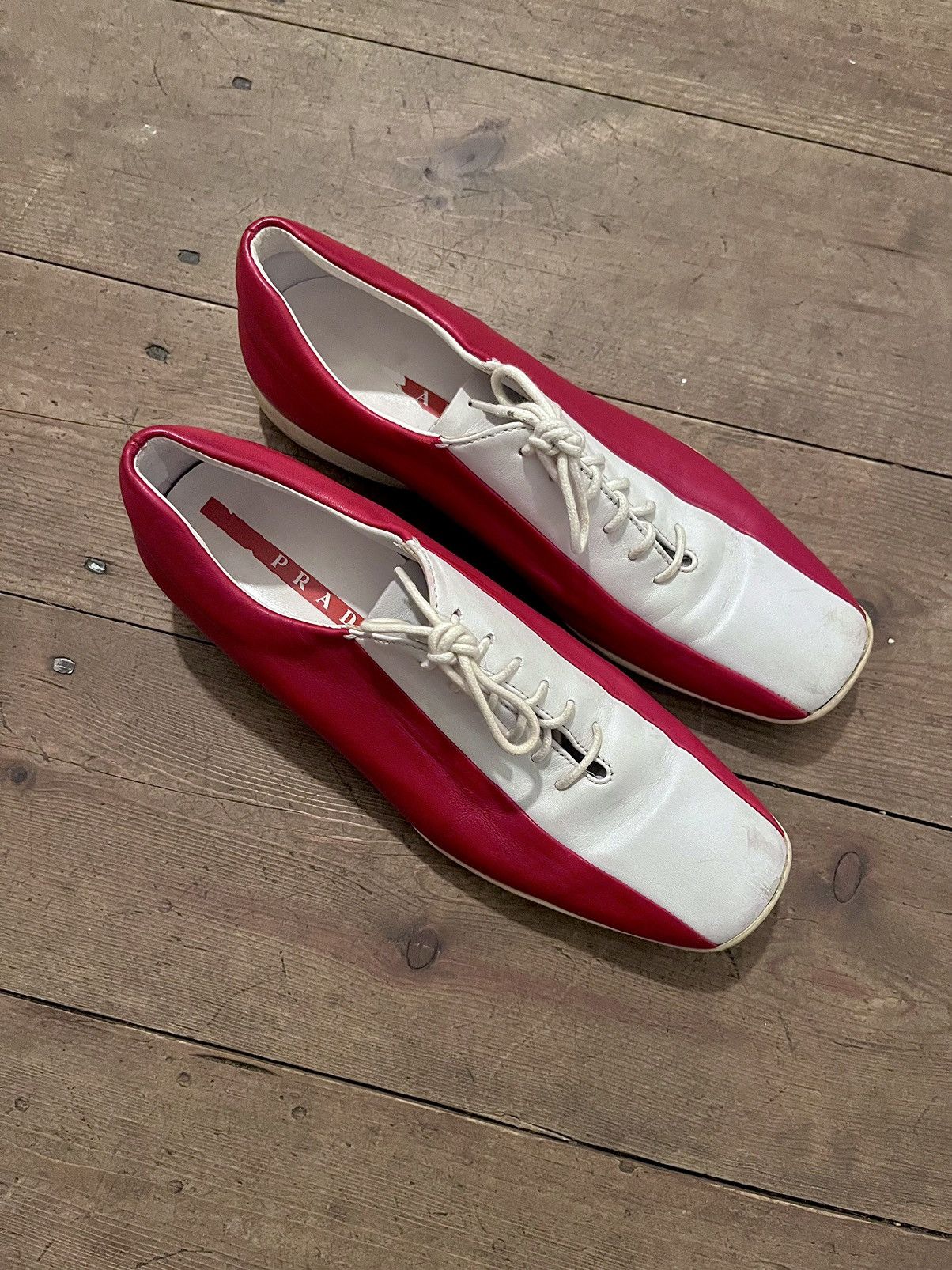 Prada Vintage Prada loafers / bowling shoes | Grailed