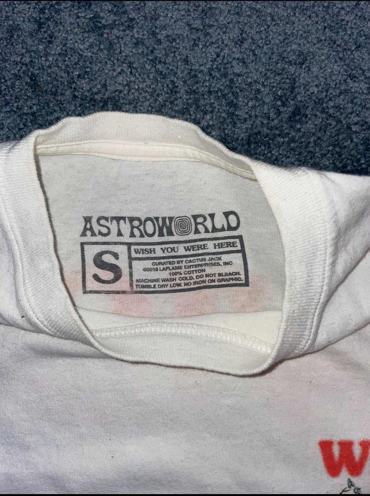 Travis Scott Travis Scott Astrofest Wish You Were Here Tee | Grailed