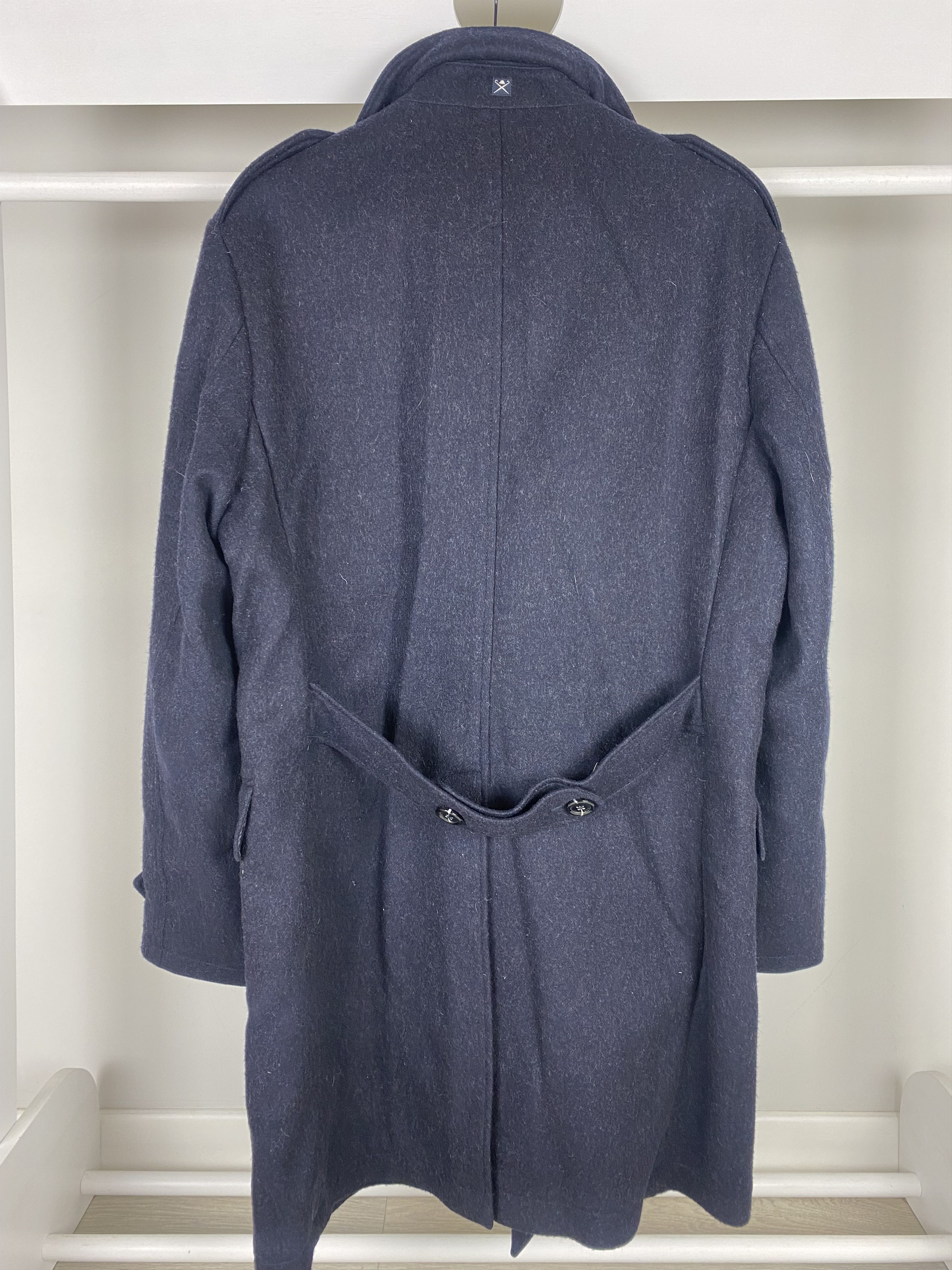 Hackett × Loro Piana Hackett Loro Piana Double Breasted Wool Trench ...