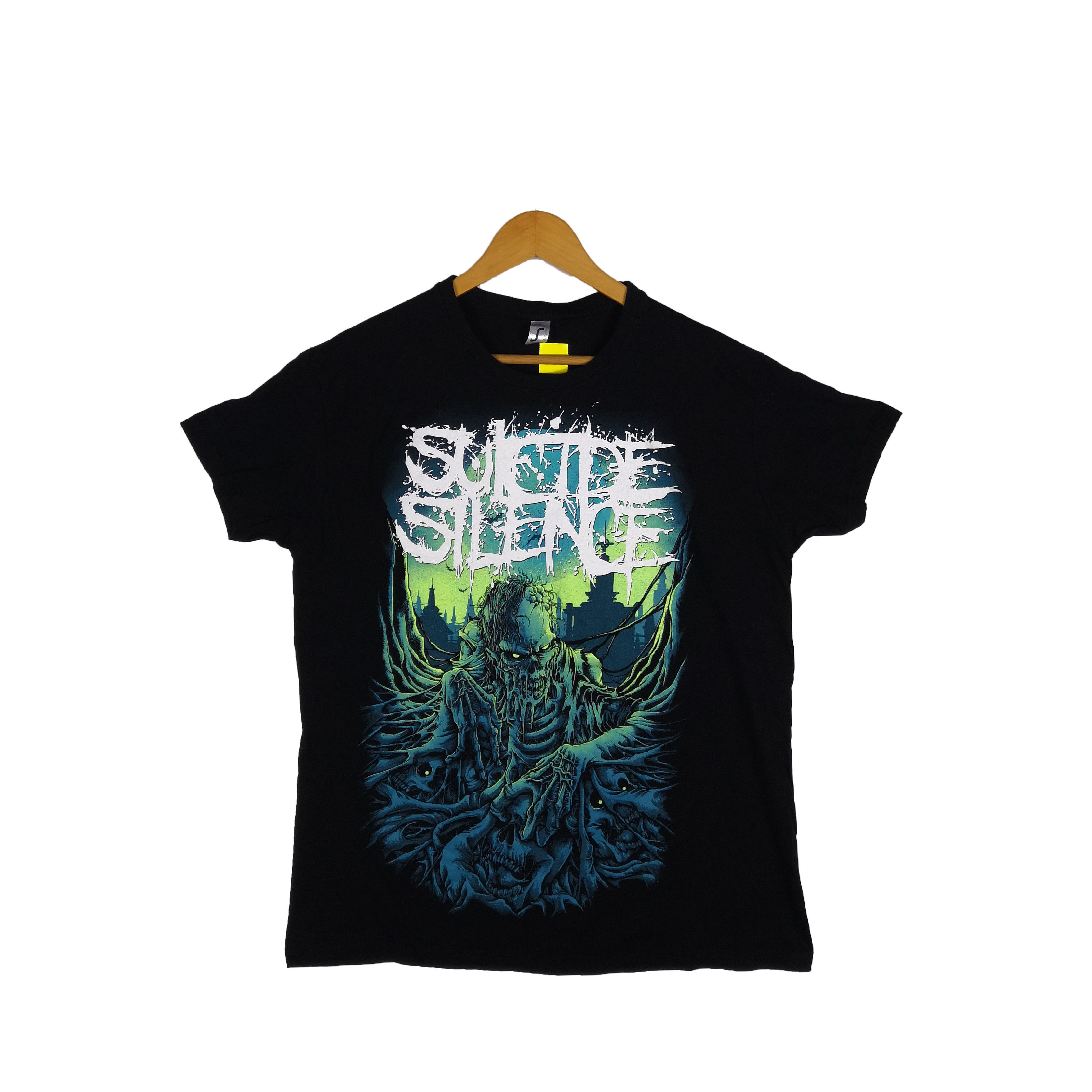 Band Tees × Vintage Vintage Suicide Silence T-Shirt Skull Deathcore ...