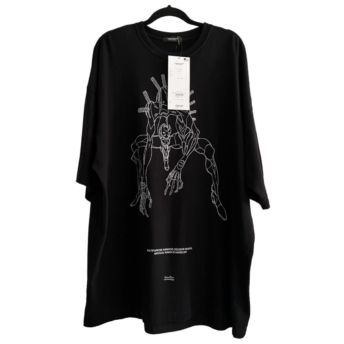 Undercover Undercover x Neon Genesis Evangelion Oversized Tee | Grailed