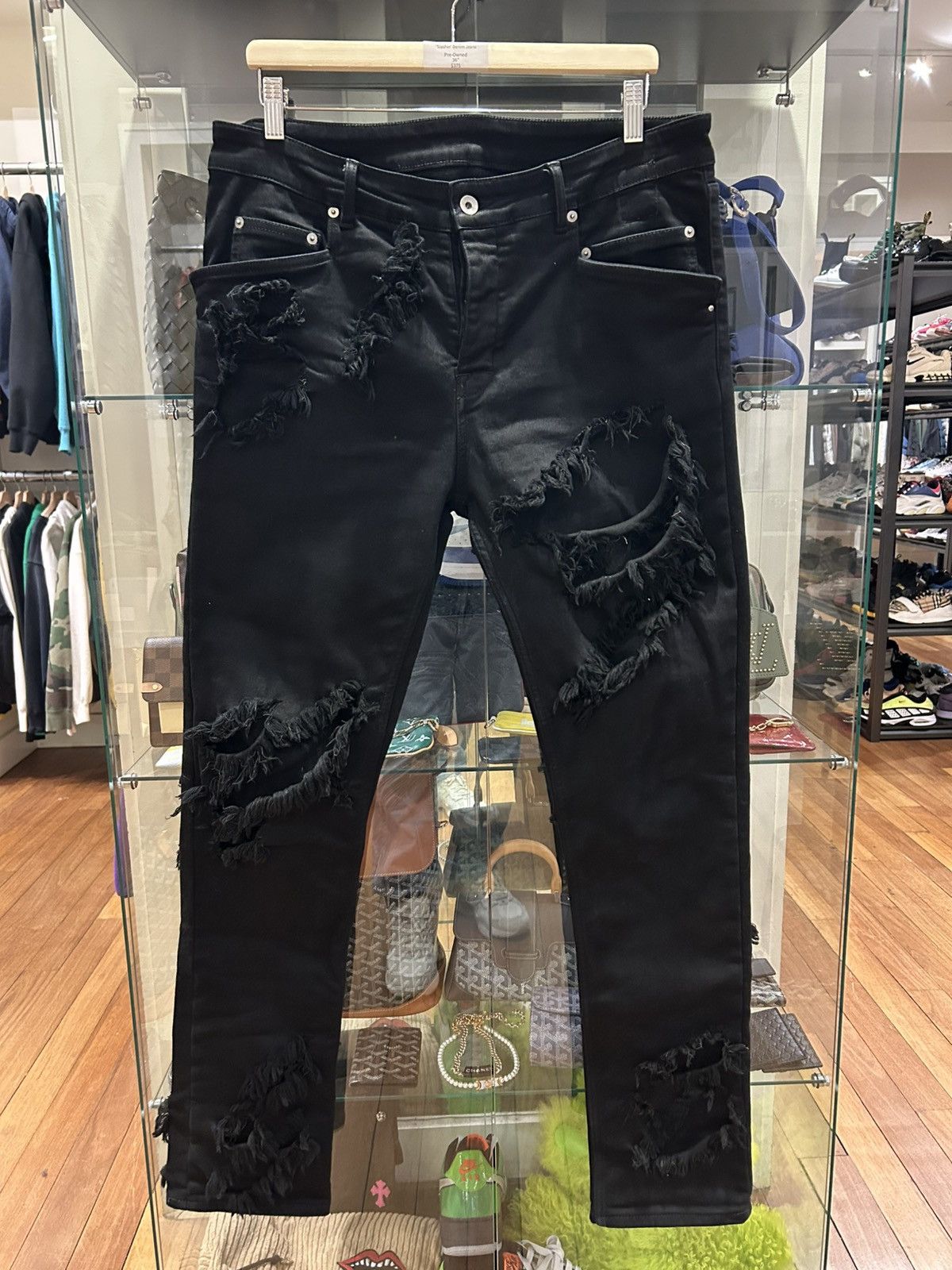 Rick Owens Rick Owens Tyrone Cut Slasher Denim Jeans | Grailed