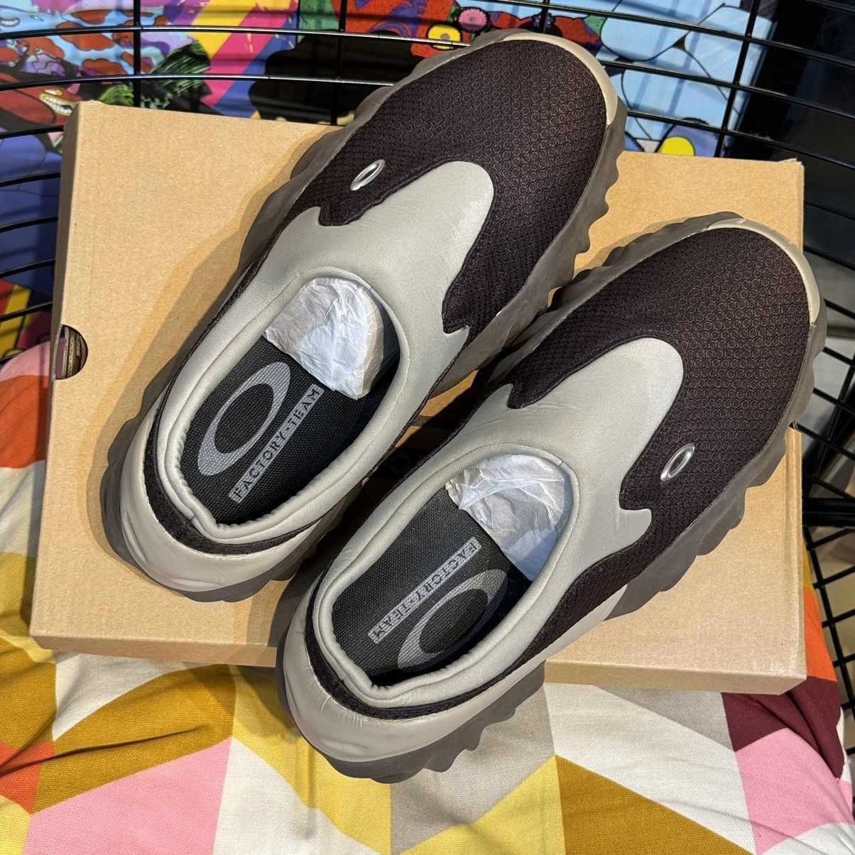 Brain Dead × Oakley × Streetwear Oakley Factory Team x Brain Dead Jacquard Chop Saw Mule | Grailed