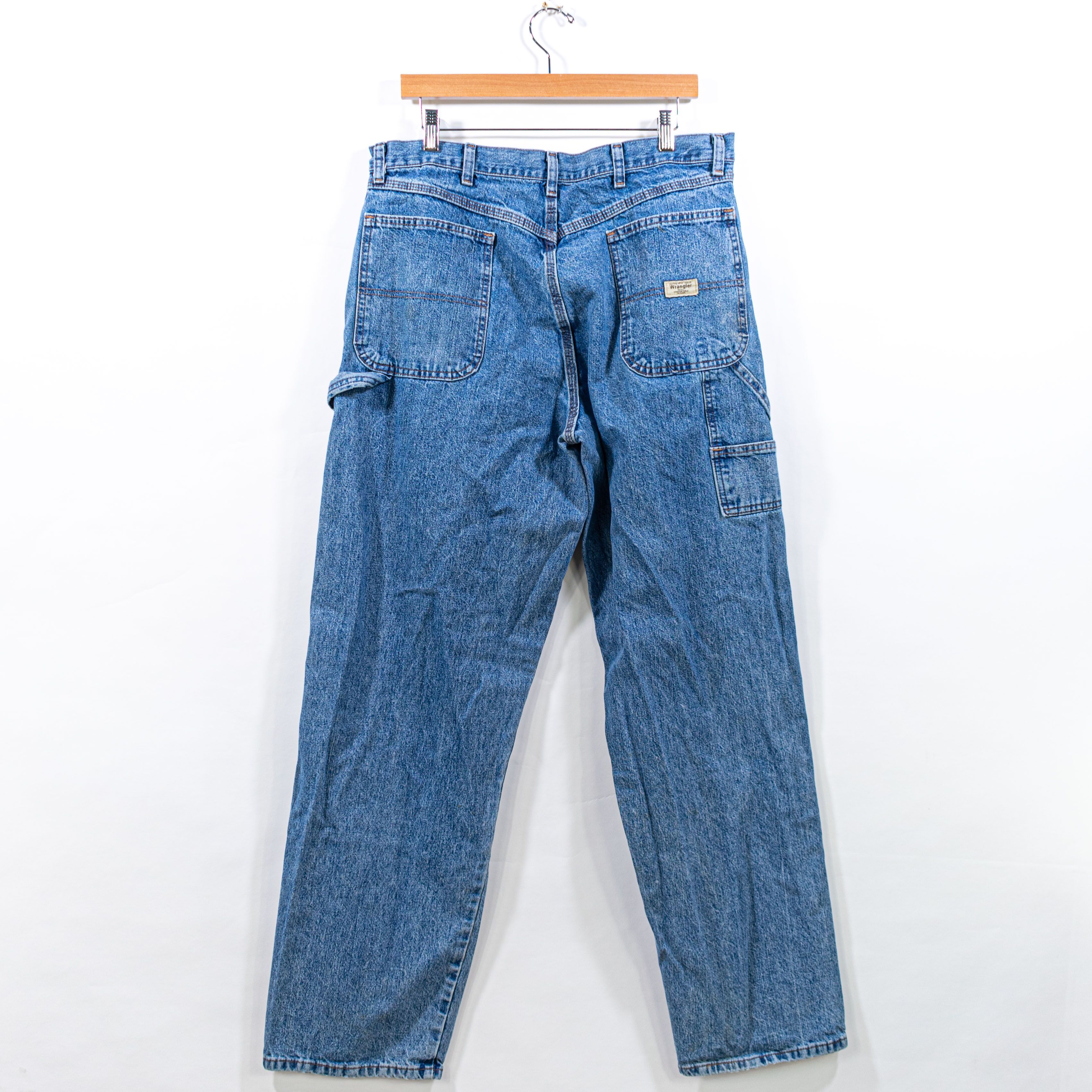 Vintage Wrangler Carpenter Jeans 36 x 34 Y2K Baggy Skater Streetwear ...