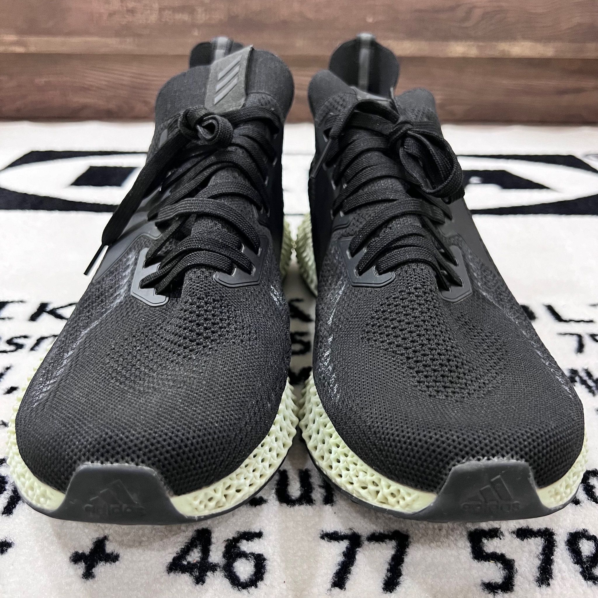 Adidas Adidas Alpha Edge 4D Core Black Sage Green Sole Shoes | Grailed