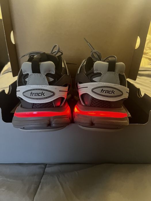 Balenciaga Balenciaga LED TRACK SNEAKERS GREY | Grailed