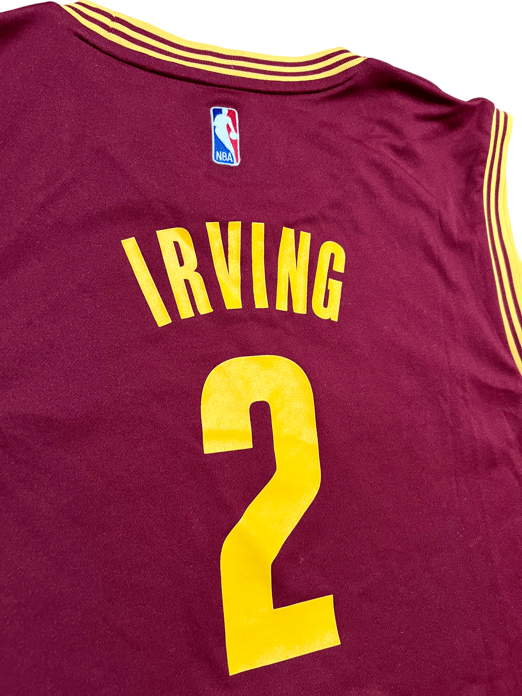 Adidas Kyrie Irving Cleveland Cavaliers Adidas Wine & Gold Jersey | Grailed